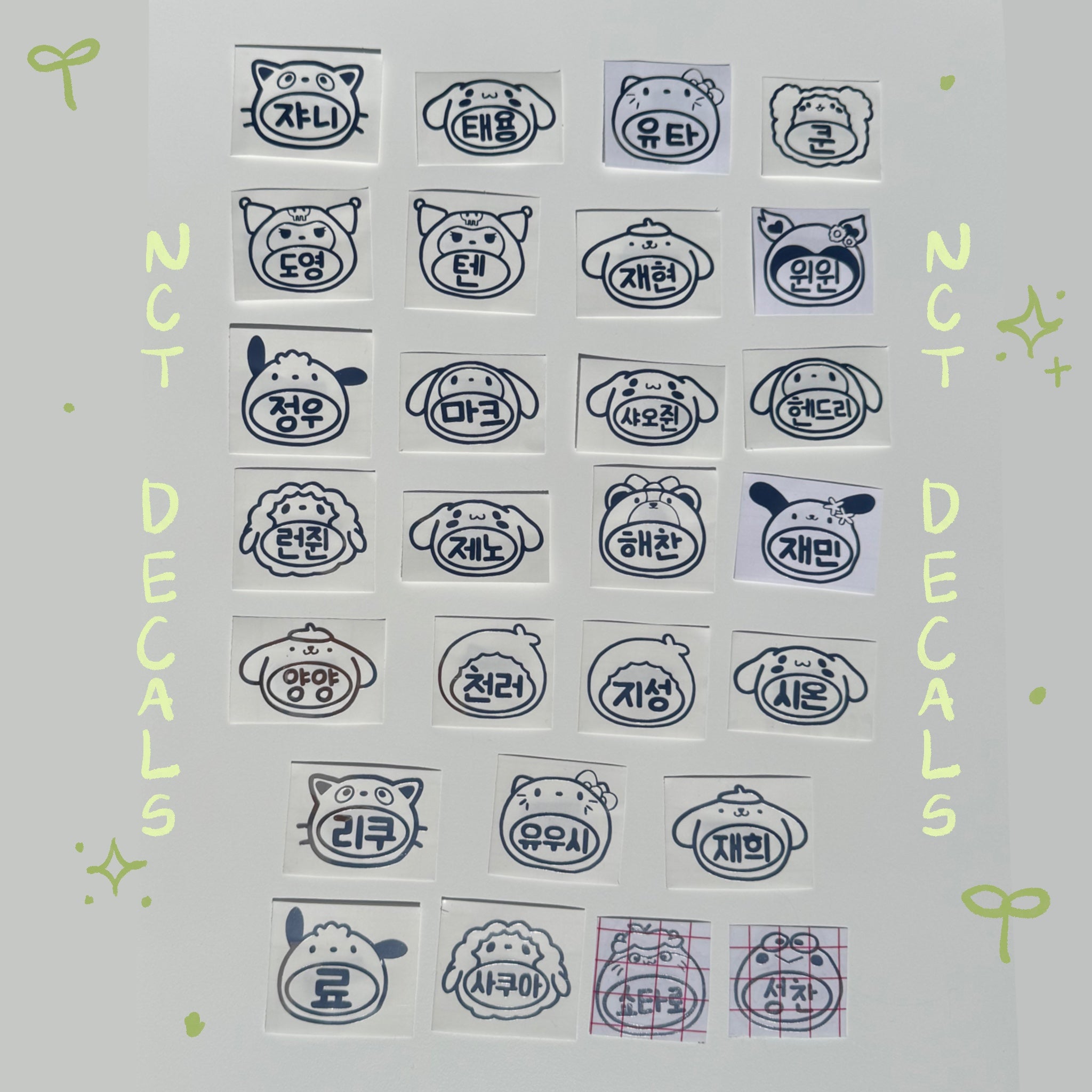 Metallic Nct, NCT 127, NCT Dream, Wayv, NCT Wish/ Custom Decal – Heaven ...